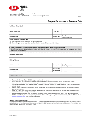 Fillable Online Request for Personal Data Form v1.0.docx Fax Email ...