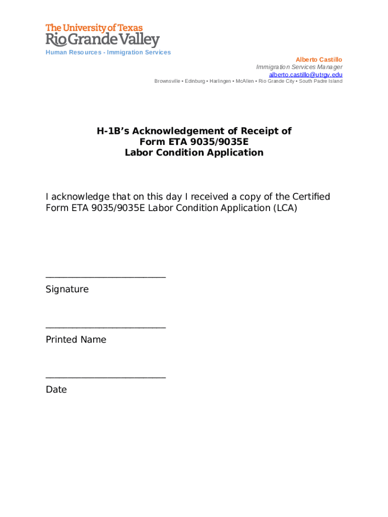 H-1B - IMMIGRATION S (INTERNAL AND GOVERNMENT ... - UTRGV Doc Template ...