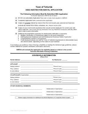 Fillable Online Uniform Rental Application 2021.pdf Fax Email Print ...