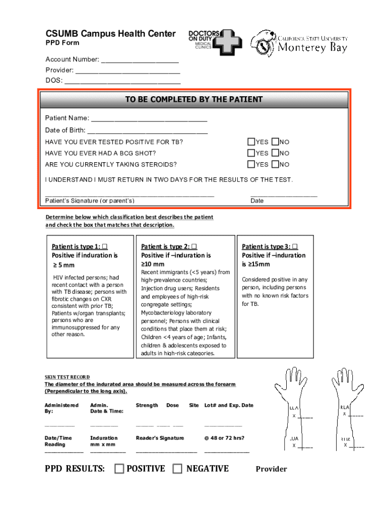 Fillable Online CSUMB Campus Health Center Fax Email Print - pdfFiller