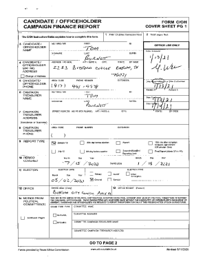 Fillable Online The C/OH Instruction Guide ex1:1lains how to complete ...