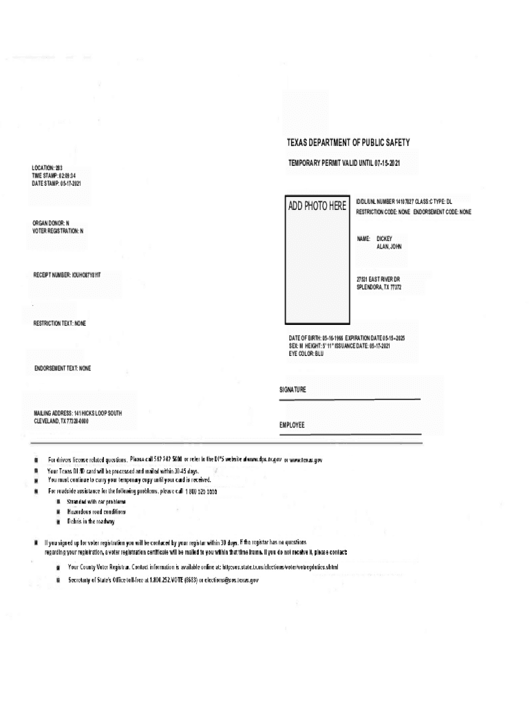 Fillable Drivers List Form Printable Forms Free Online