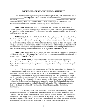 Fillable Online Agreement Owner AST Fax Email Print - pdfFiller