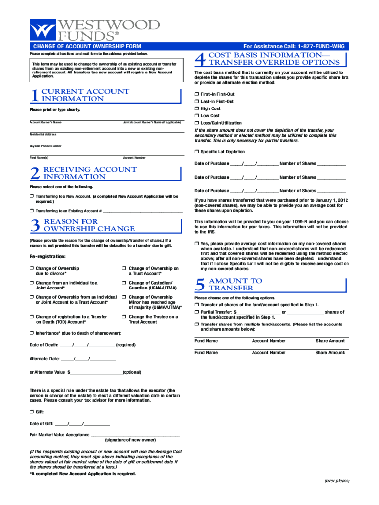Fillable Online Ownership transfer of your employees formsChange of ...
