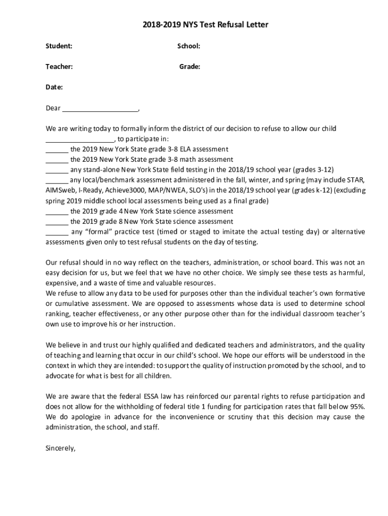 Fillable Online the 2019 New York State grade 3-8 ELA assessment Fax ...