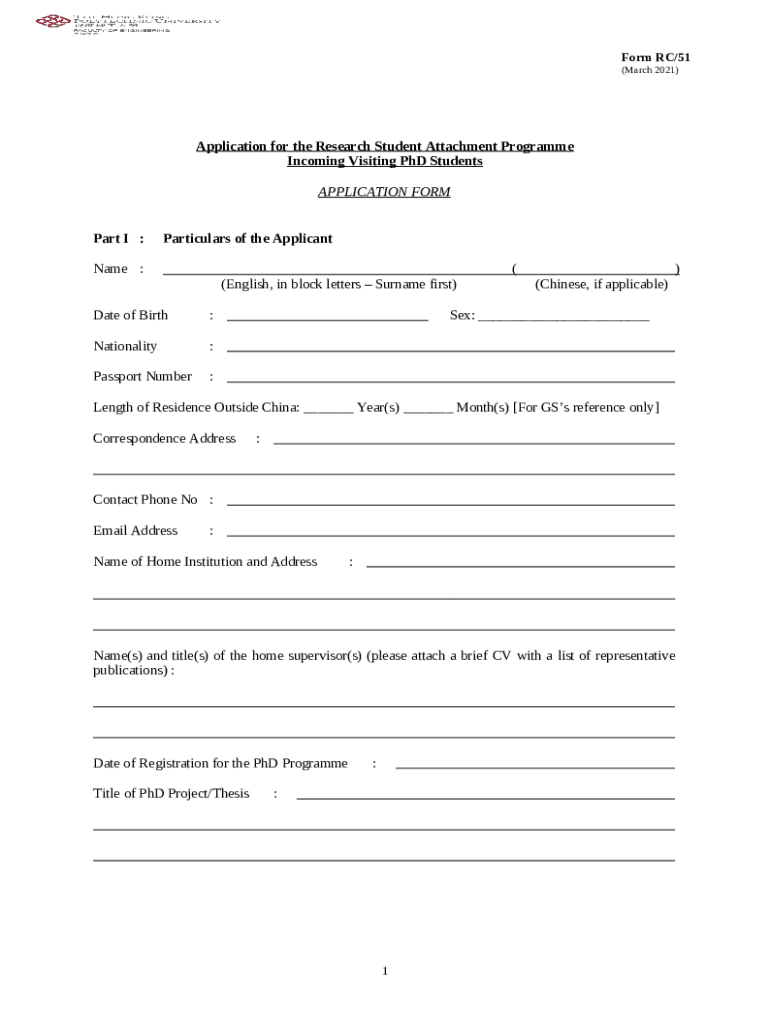 Incoming Visiting PhD Students Doc Template | pdfFiller