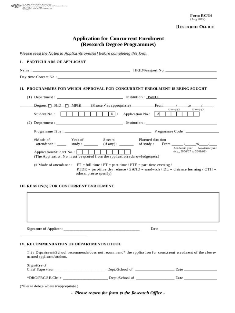 RC/34 Doc Template | pdfFiller