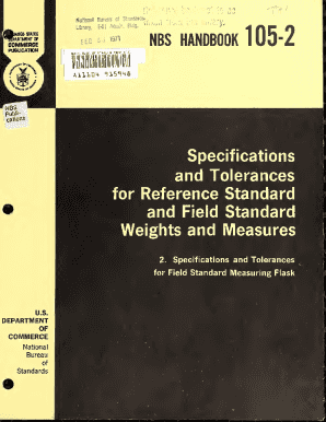 Fillable Online nvlpubs nist Specifications and tolerances for ...