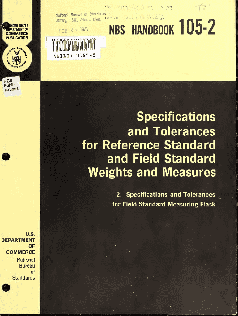 Fillable Online nvlpubs nist Specifications and tolerances for ...