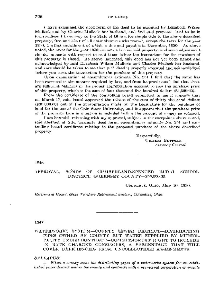 Fillable Online I have examined the deed form of the deed to be ...