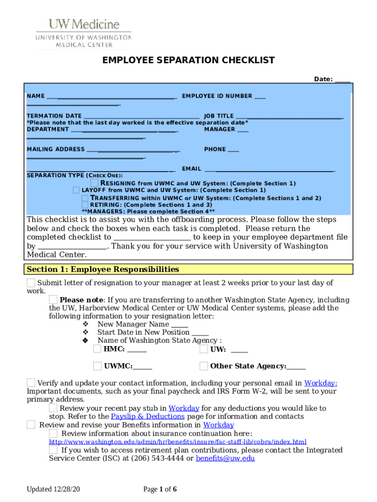 *Please note that the last day worked is the effective separation date ...