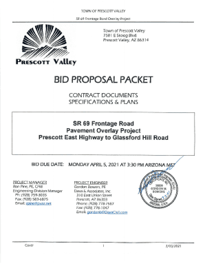 Fillable Online Bid Packet Template. Bid Packet Template Fax Email ...
