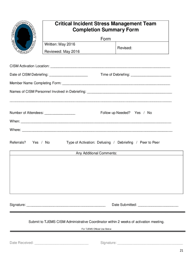 Fillable Online US EPA Incident Management Handbook Incident Command ...
