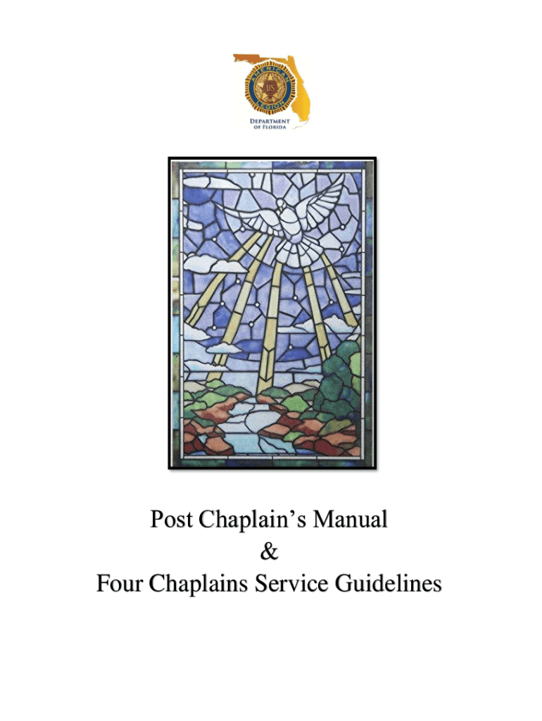 Fillable Online Four Chaplains Service Guidelines Fax Email Print ...