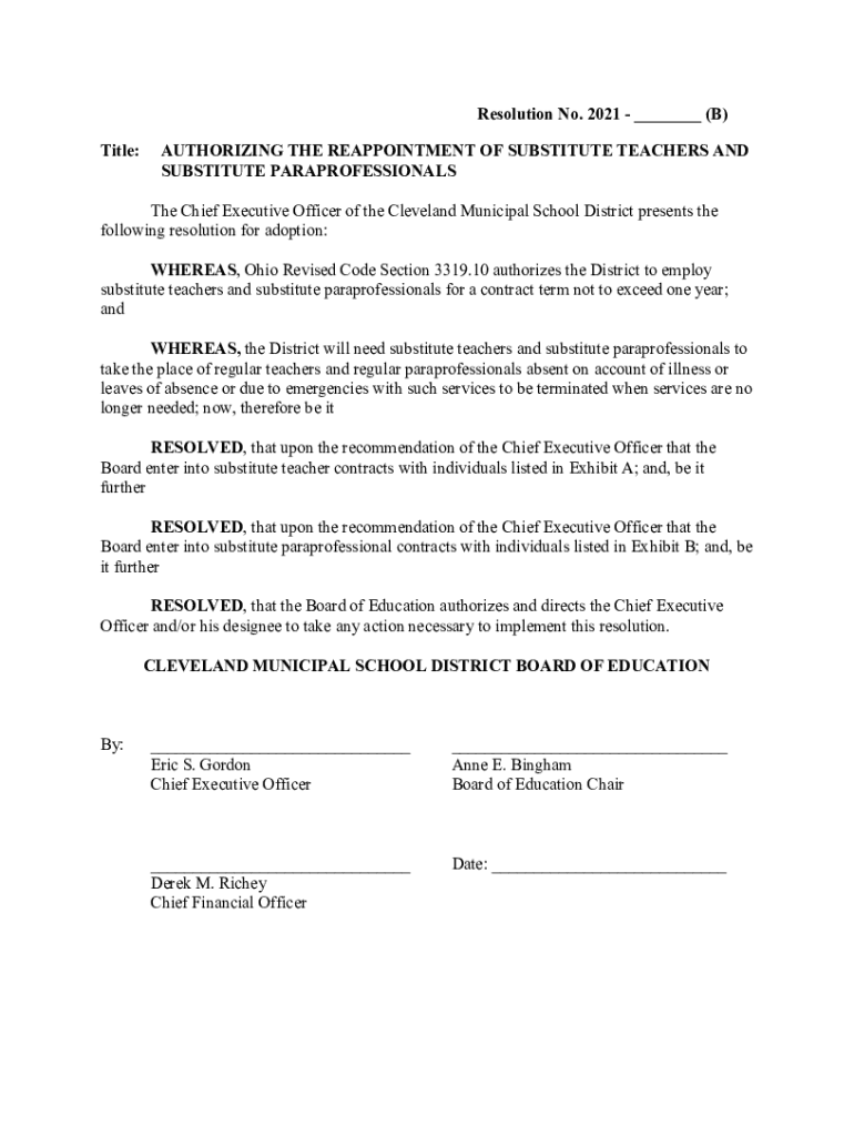 Fillable Online Resolution Renewal All Substitute Contracts5.19.20 Fax ...