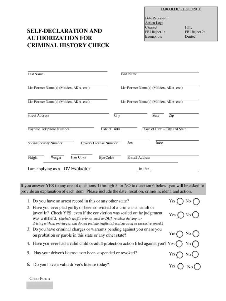 Fillable Online isc idaho SELF-DECLARATION AND Fax Email Print - pdfFiller