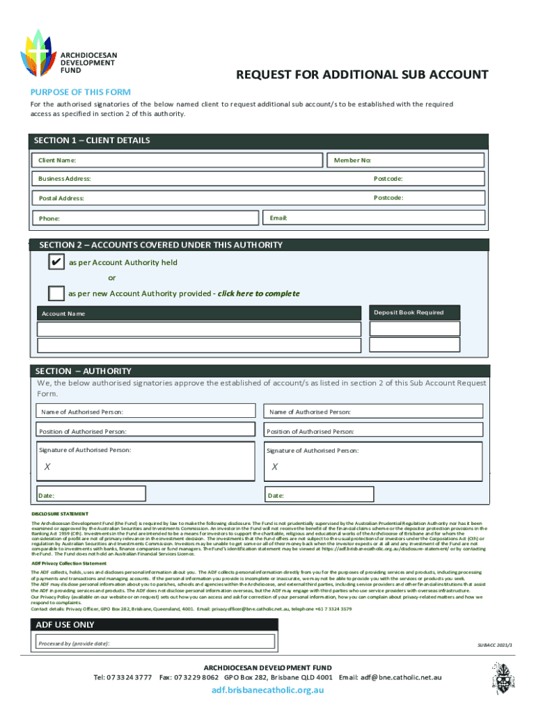 Fillable Online adf brisbanecatholic org ADF4216 - ADF Stop Payment ...