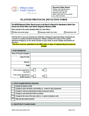 Planned Deviation Format - Fill Online, Printable, Fillable, Blank | pdfFiller