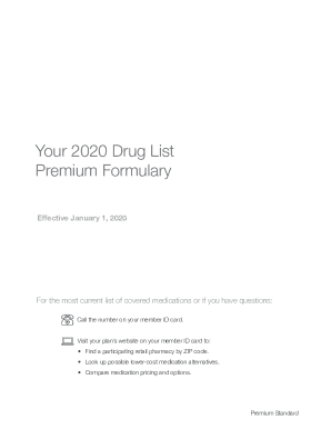Fillable Online Premium Formulary Fax Email Print - pdfFiller