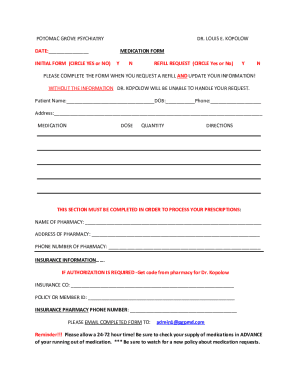 Fillable Online INITIAL FORM (CIRCLE YES or NO) Fax Email Print - pdfFiller