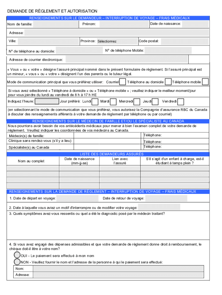 Remplissable En Ligne Vous trouverez ci-joint le formulaire Demande de ...