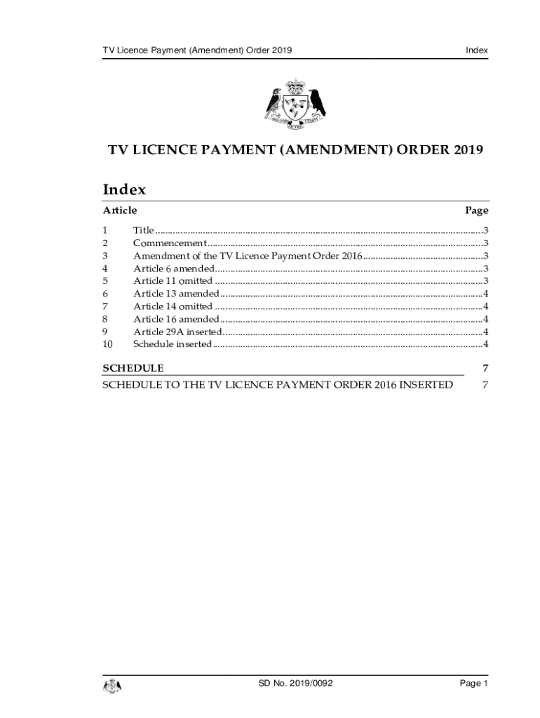Ways To Pay Tv Licence - Fill Online, Printable, Fillable, Blank ...