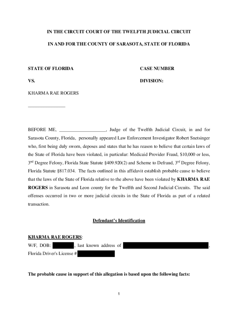 Fillable Online Telephonic Appearance Florida Form : Print Your Free ...