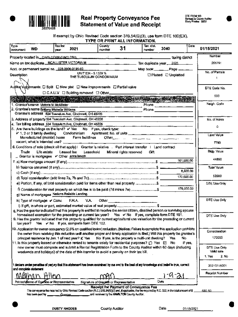 Fillable Online DTE FROM 100 Fax Email Print - pdfFiller