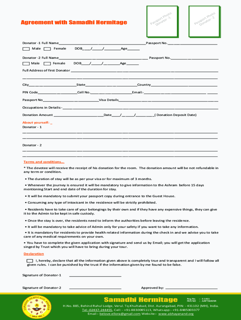 Fillable Online abhayanand baba Fax Email Print - pdfFiller