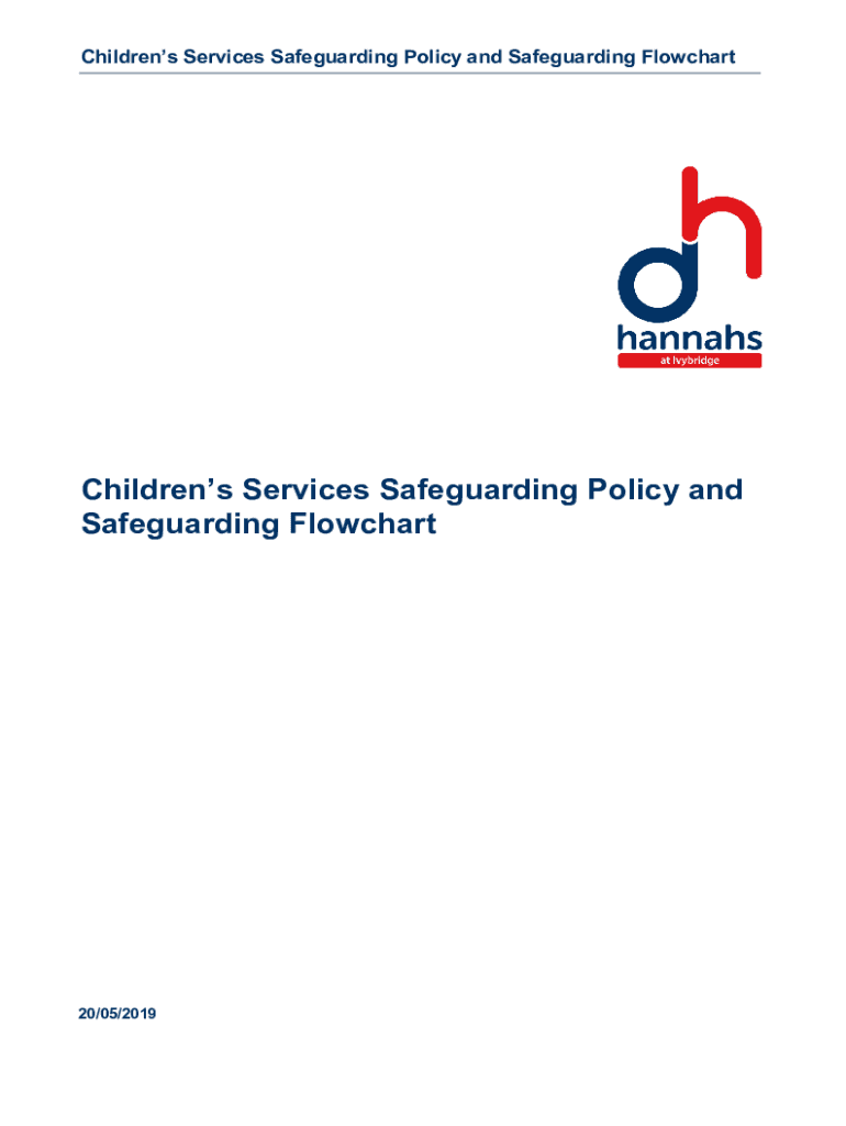 Fillable Online Childrens Services Safeguarding Policy and Safeguarding ...