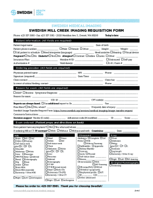 Swedish Mill Creek Imaging - Fill Online, Printable, Fillable, Blank ...