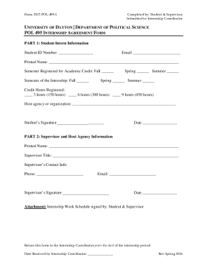 Fillable Online Form: INT-POL-495-1 Fax Email Print - pdfFiller