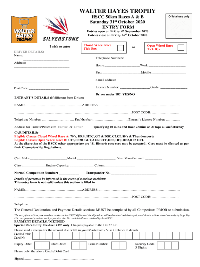 Fillable Online hscc org HSCC 50km Races A & B Fax Email Print - pdfFiller