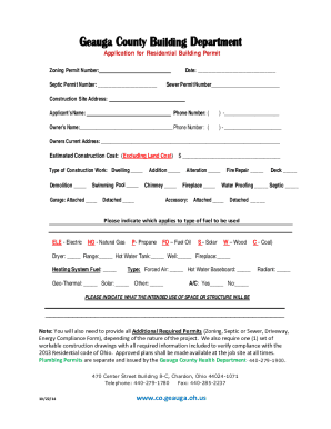 Fillable Online Zoning Permit Number: Fax Email Print - pdfFiller