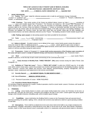 MODIFIED GROSS LEASE Doc Template | pdfFiller