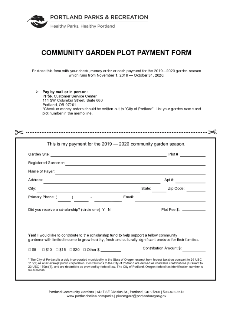 Fillable Online Enclose this form with your check, money order or cash ...