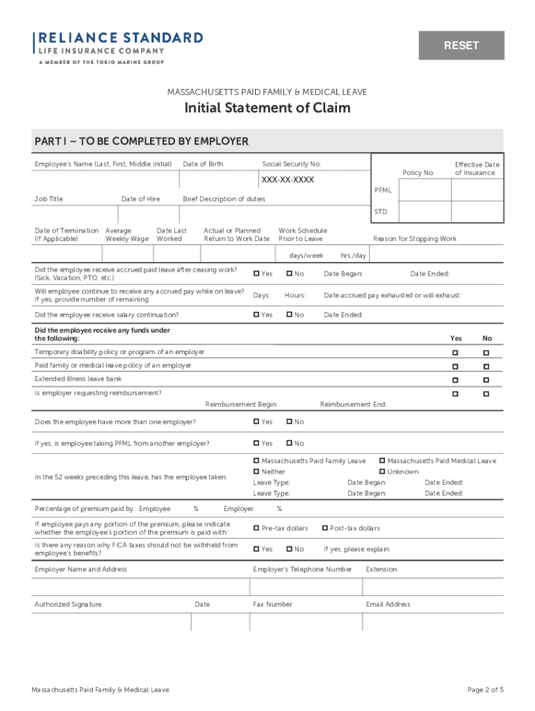 Fillable Online Open file for Paid family and medical leave (PFML ...