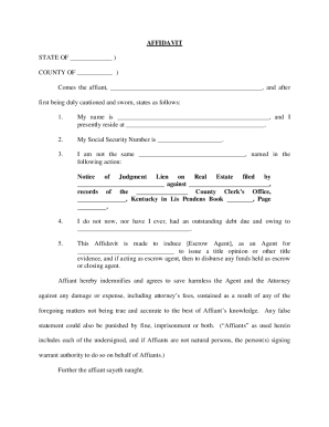 Fillable Online AFFIDAVIT OF FACTS - plta.net .AFFIDAVIT OF FACTS State ...