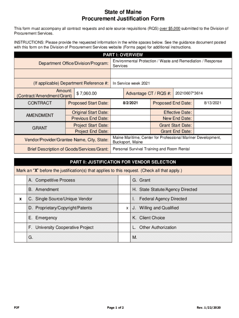 Fillable Online with this form on the Division of Procurement Services ...