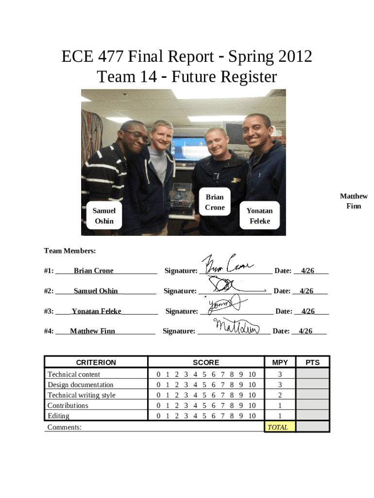 EE 477 Final Report - Purdue Engineering - engineering purdue Doc ...