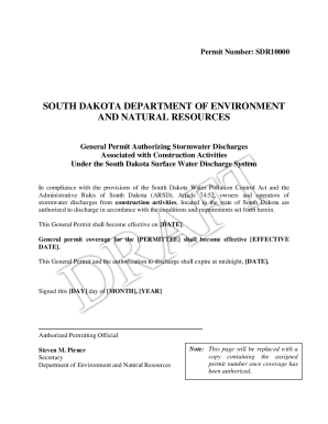 Fillable Online denr sd Applications and Forms by DENR ...