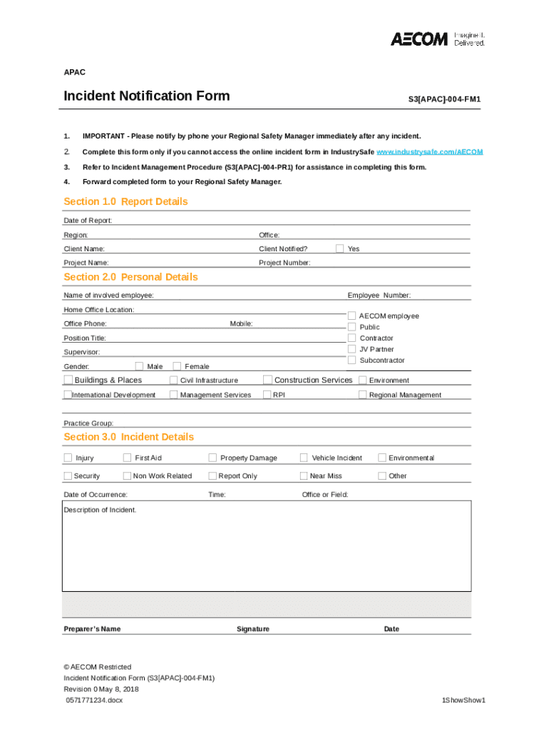SHE Audits and Inspections Procedure S3APAC PR1 - AECOM Online Doc ...