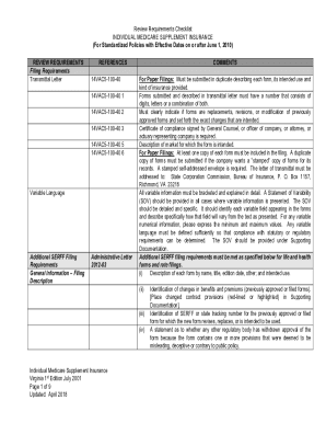 Fillable Online scc virginia SERFF Instructions - Virginia SCC - Home ...