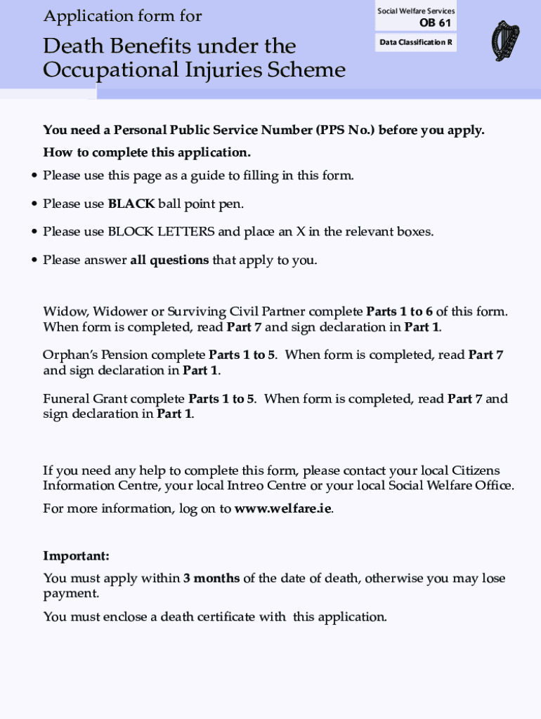Fillable Online Form OWC-7: Employee's Notice of Accidental Injury or ...