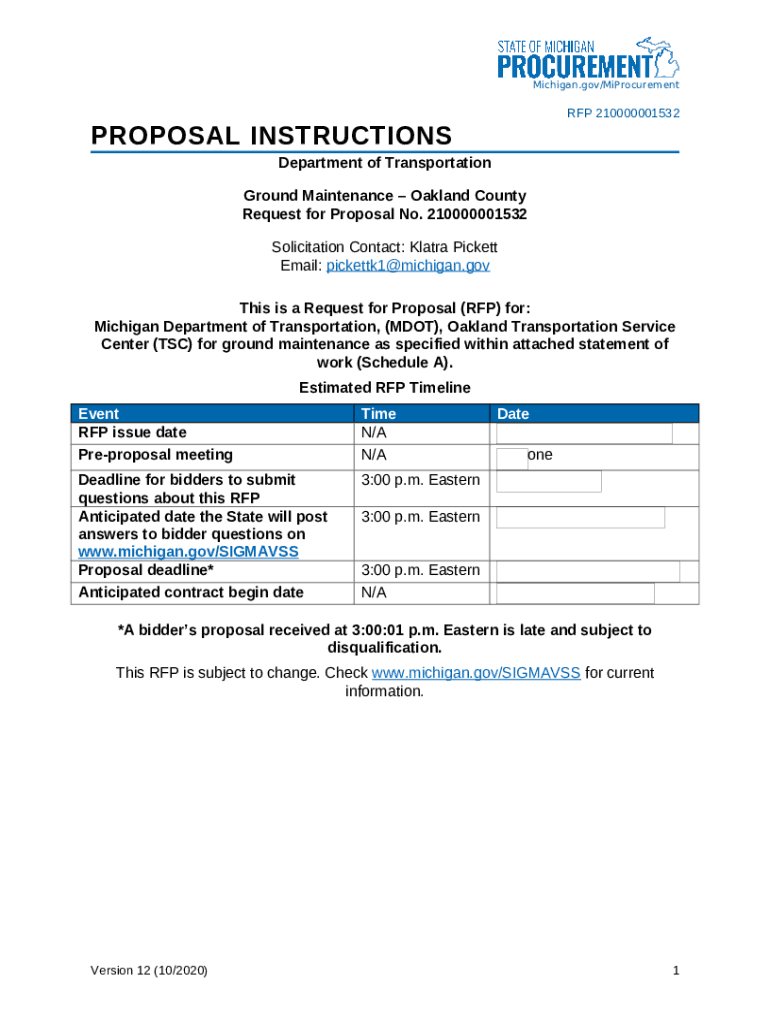 Commodities and Non-Professional Services Combined Request for Proposal ...