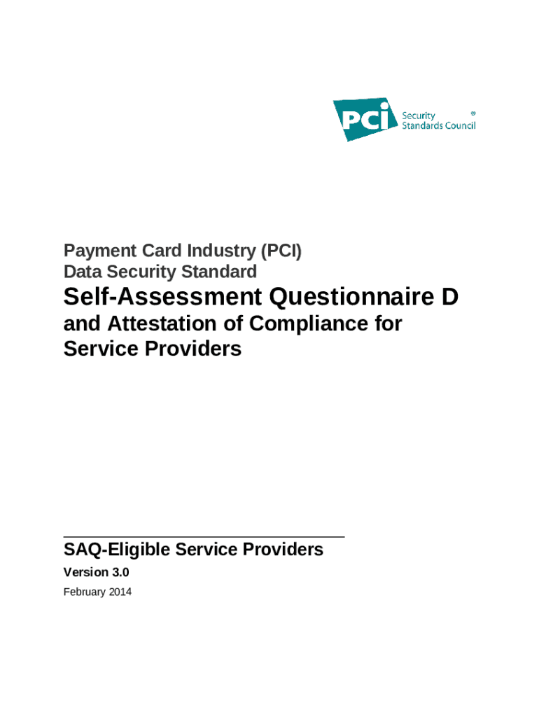 and Attestation of Compliance for Service Providers Doc Template ...