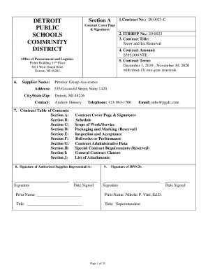 Fillable Online Contract Cover Page Fax Email Print - pdfFiller