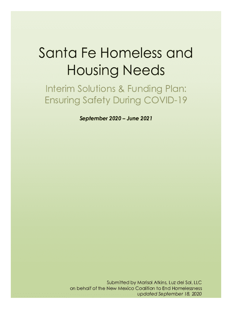 Fillable Online Santa Fe Homeless and Housing Needs Fax Email Print ...