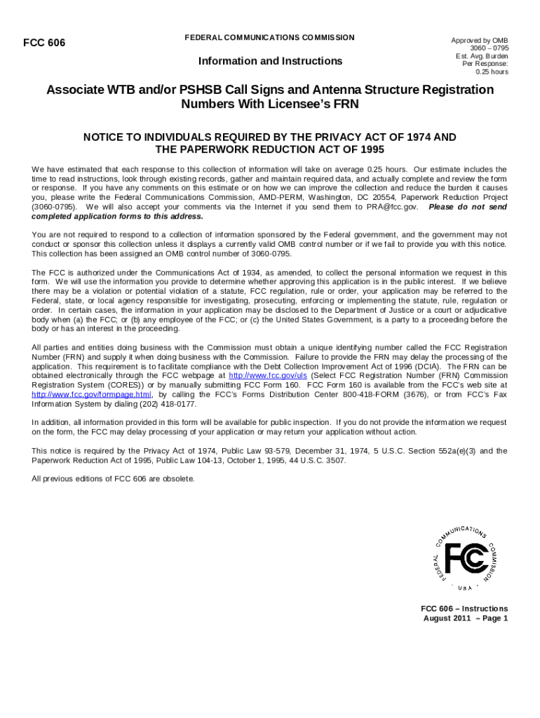 Numbers With Licensee's FRN Doc Template | pdfFiller