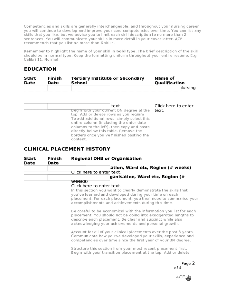 Resume Template (PC).docx - Disclaimer This ACE CV Template ... Doc ...